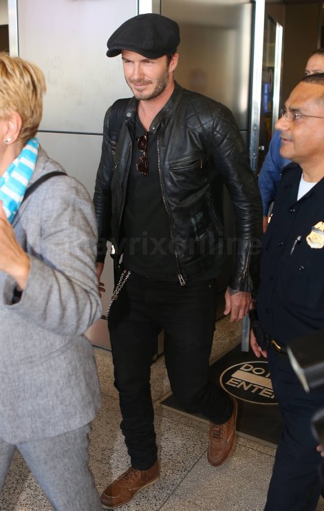 David Beckham Arrives In Miami For Stadium Negotiations - Mavrixphoto ...